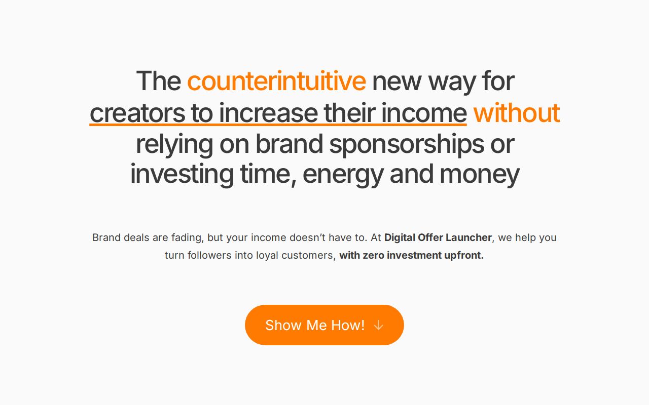 Digital Offer Launcher